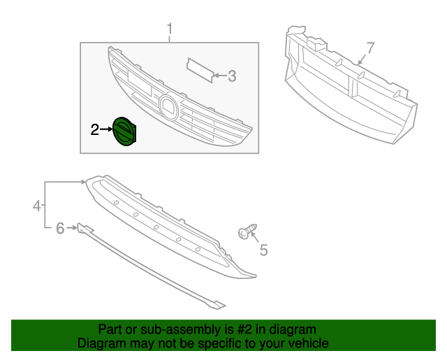 31383030 - Grille Emblem 2011-2018 Volvo | AutoNationParts.com