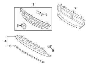 31333835 - Grille Assembly 2014-2018 Volvo | My Swedish Parts