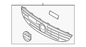 31333835 - Grille Assembly - 2014-2018 Volvo | Volvo OEM Parts Direct