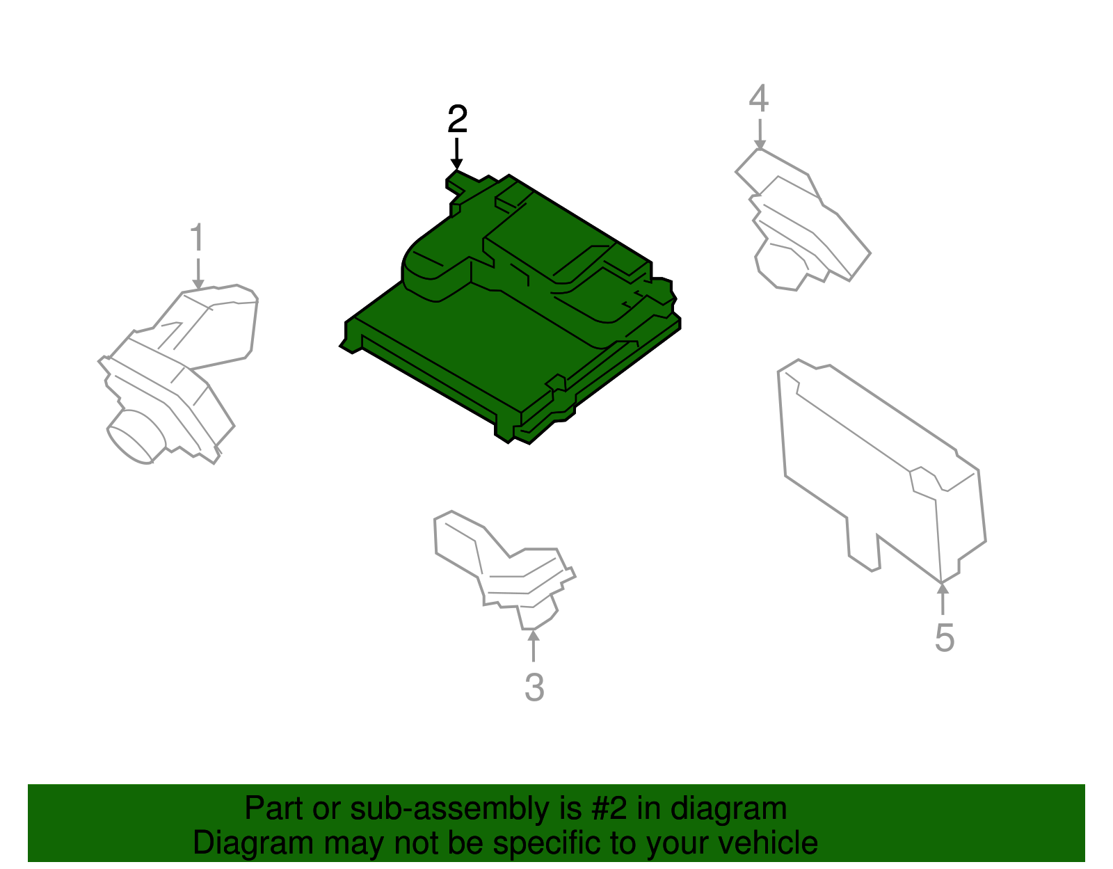 2020-2021 Ford Lane Assist Cmra LL1Z-19H406-A | OEM Parts Online