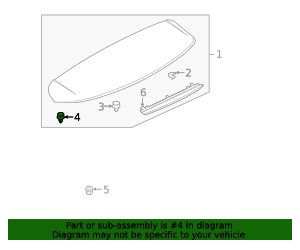 8V3-827-717 - Spoiler Retainer 2019-2024 Audi | Audi OEM Parts