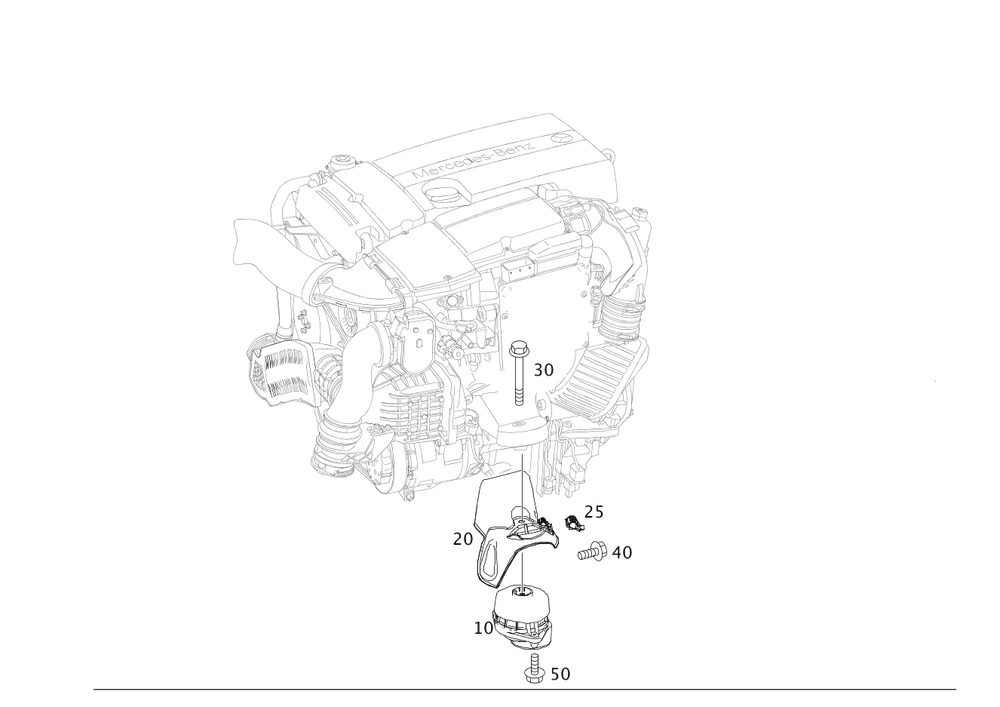 221-240-04-17-64 - Rubber Bushing Mercedes-Benz USA Parts