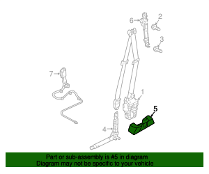 2016-2017 Kia K900 Pad - Driver's Side (LH) 88887-3T000 | GetOEMParts.com