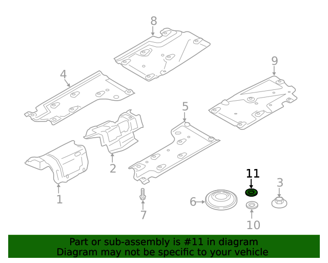 2018-2021 Hyundai Rear Cover Retainer 84220-C1000 | OEM Parts Online