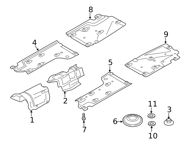 Genuine Wheelhouse Liner Nut for 2013-2024 Hyundai | Part# 84145-26000 ...