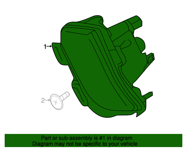 2018-2019 Mitsubishi Outlander Sport Daytime Run Lamp 8312A035 ...