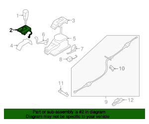 31325463 - Shift Indicator 2007-2013 Volvo | My Swedish Parts