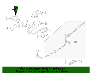 2007-2012 Volvo Shift Knob 30759126 | TascaParts.com