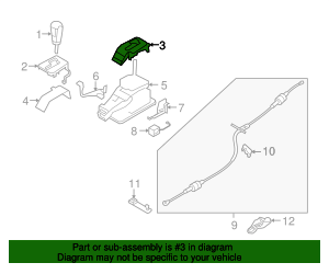 2007-2013 Volvo Shift Panel 30735921 | TascaParts.com
