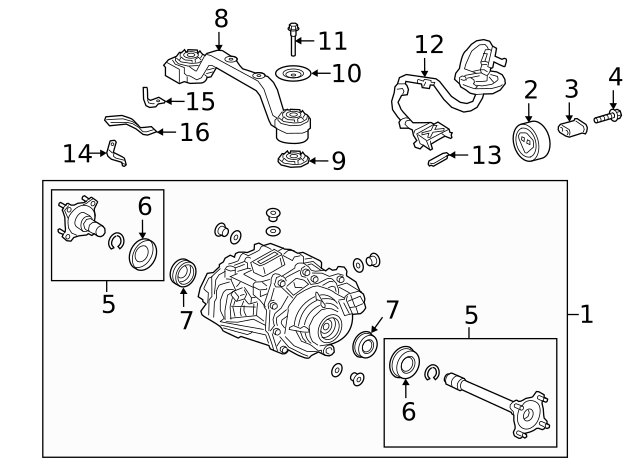 41651-48060 - Differential Mount 2006-2024 Lexus | AutoNationParts.com