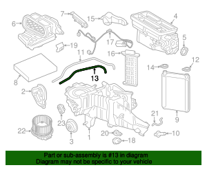 HC3Z-18472-J - Heater Hose 2017-2024 Ford | Ford Parts Direct