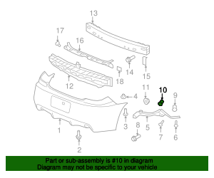 2008-2022 GM Multi-Purpose Nut 11562503 | QuirkParts