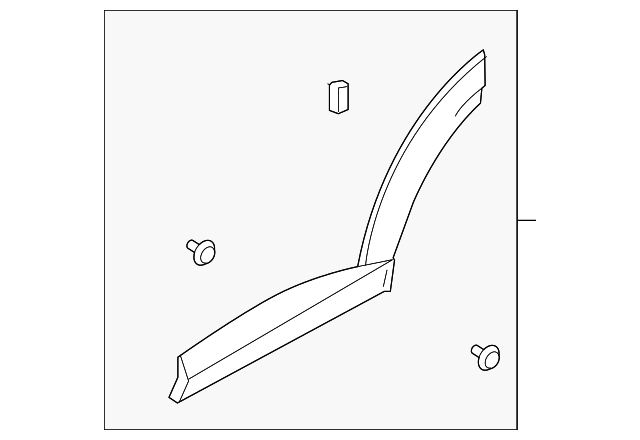 2020-2021 Mazda CX-30 Lower Molding DGH9-51-RD0 | TascaParts.com