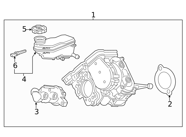 2018 Chevrolet Bolt EV Power Booster 42698895 | TascaParts.com
