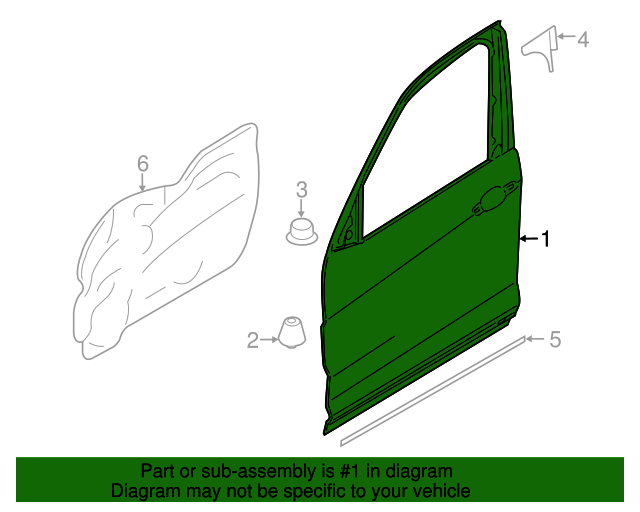 Genuine BMW 41-00-9-628-745 | Door Shell | FREE Shipping on Most Orders ...