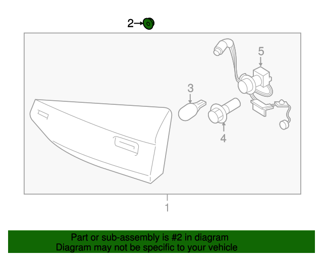 2015-2022 Ford Backup Lamp Assembly Nut -W717568-S450 | TascaParts.com