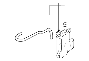 1998-2004 Nissan Recovery Tank 21710-VN20A | Nissan Parts Central