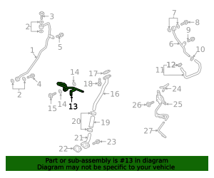 2018-2024 Mazda Turbocharger Coolant Line PY8V-13-530A ...