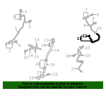 2016-2024 Mazda Engine Coolant Hose PY8W-13-54X | Mazda-Parts