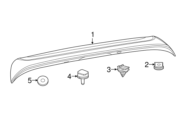 2017-2020 Chrysler Spoiler Stud 6512118AA | TascaParts.com