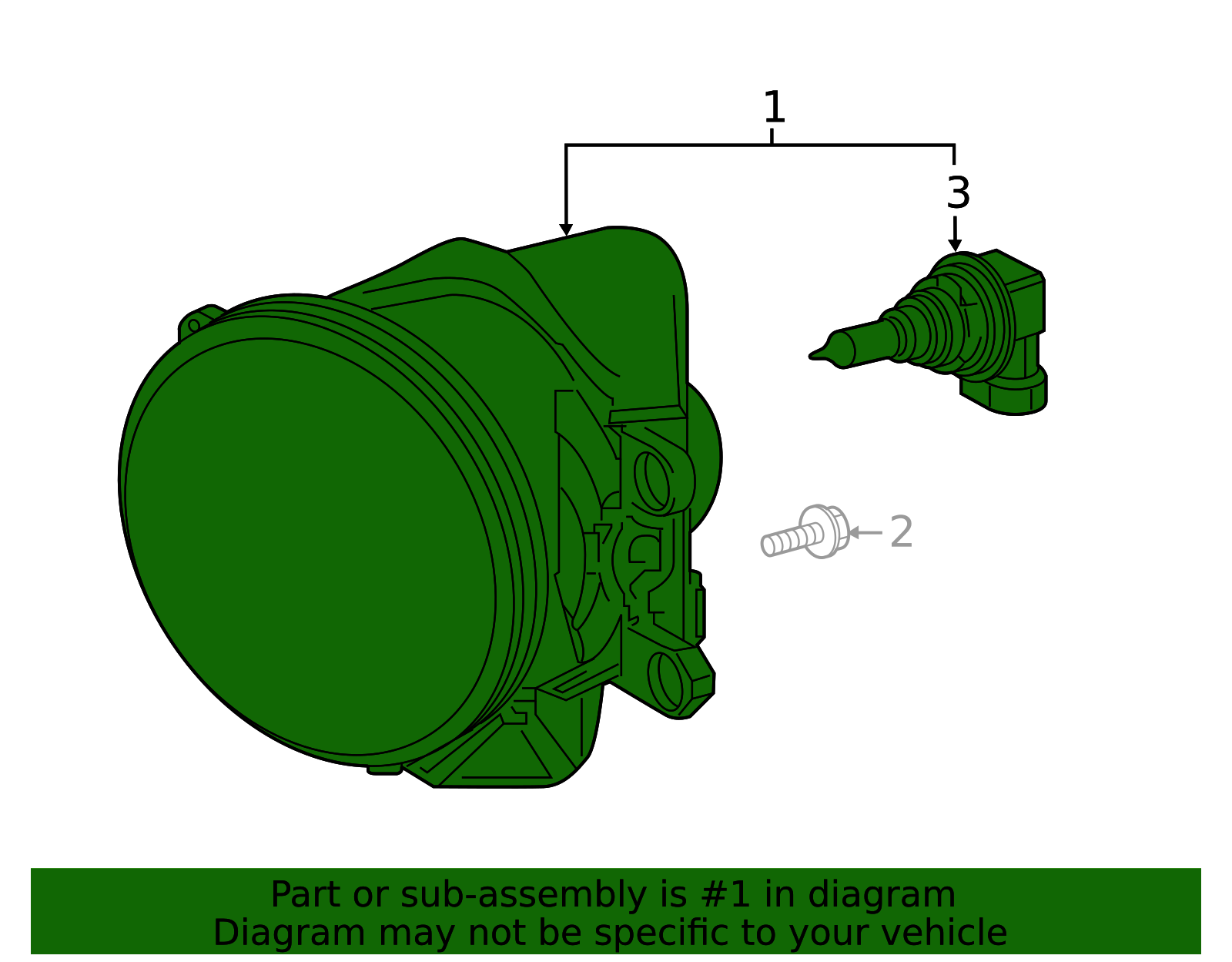 2014-2022 Toyota Fog Lamp Assembly 81210-47010 | Toyota San Diego Parts