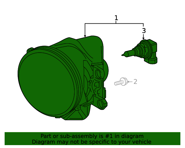 81210-47010 - Fog Lamp Assembly - 2014-2021 Toyota | OEM Genuine Toyota ...