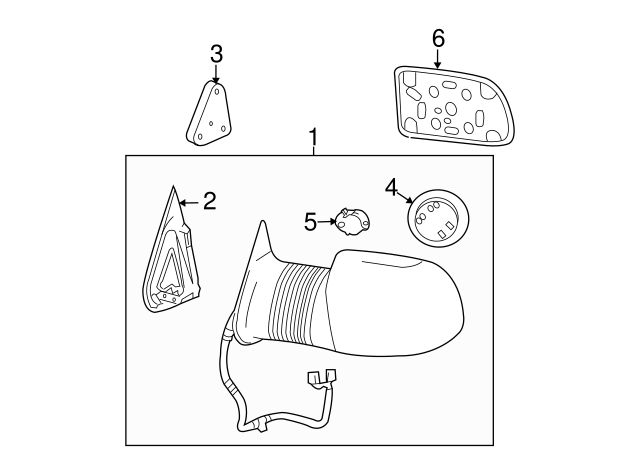 2003-2005 GM OEM NEW 03-05 GM Chevrolet GMC Sierra Left Side Front Door ...