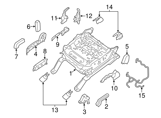 2013-2020 Infiniti Seat Switch 87016-3JA7A | Infiniti of Orland Park