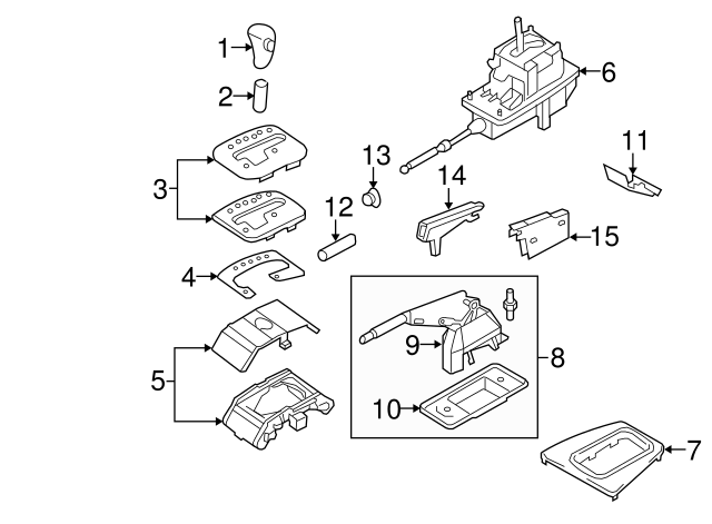 2002-2007 Audi Cover Assembly 8E1-713-187-F | OEM Parts Online