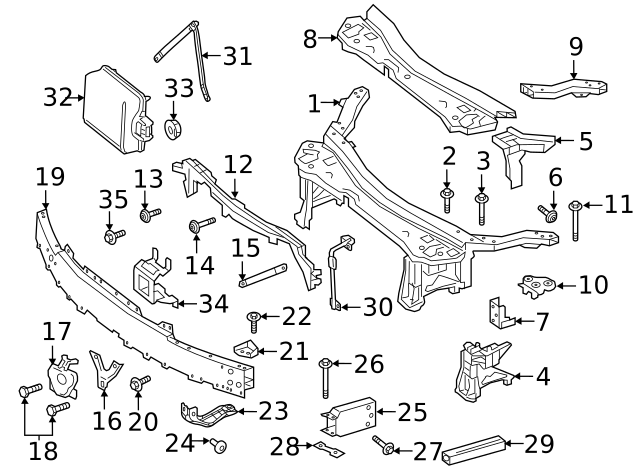 213-620-17-00 - Impact Bar 2016-2023 Mercedes-Benz | Mercedes-Benz USA ...