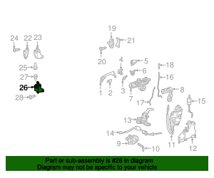 204-720-11-37 - Lower Hinge 2010-2015 Mercedes-Benz | Mercedes-Benz USA ...