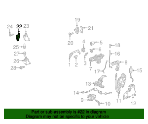 204-720-09-37 - Upper Hinge 2010-2015 Mercedes-Benz | Mercedes-Benz USA ...