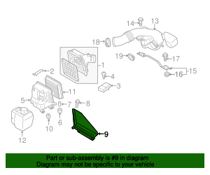 46012AL01A - Engine Air Intake Hose 2015-2019 Subaru | AutoNation Parts