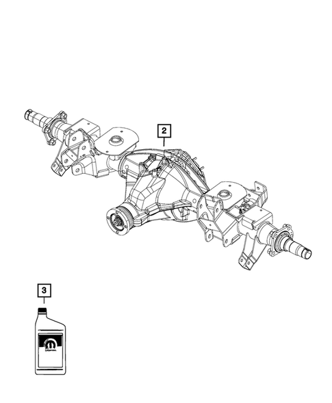 Rear Axle Assembly for 2014 Ram 2500 | Mopar Estores
