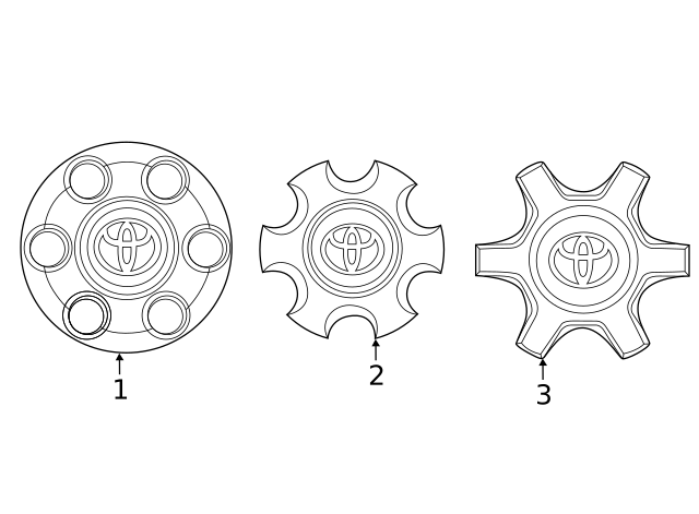 4260B-04101 - Cover Sub Assembly Whee - OEM Genuine Toyota Parts