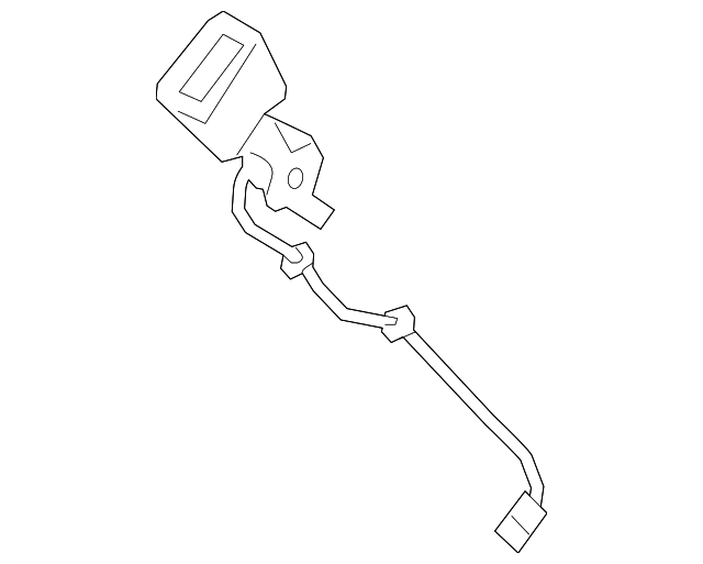 5NA-857-753-B-MNB - Buckle 2019-2023 Audi Q3 | Audi OEM Parts