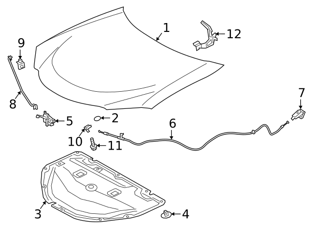 53510-76071 - Lock 2019-2024 Lexus | AutoNationParts.com