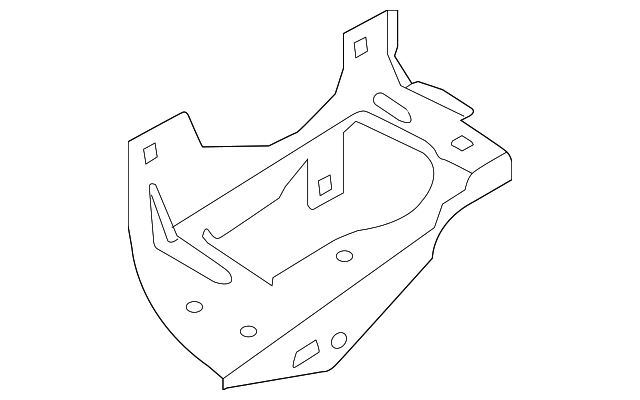 41008812545 - 2019-2023 BMW Z4 Front Bracket (41-00-8-812-545) | BMW of ...