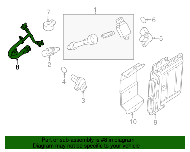 24079-ZV00A - Harness 2012-2016 Nissan | Nissan Parts & Accessories Online
