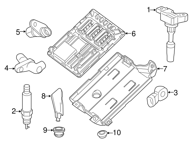 2018-2020 Buick Engine Control Module Bracket 26218498 | Auto Parts Express
