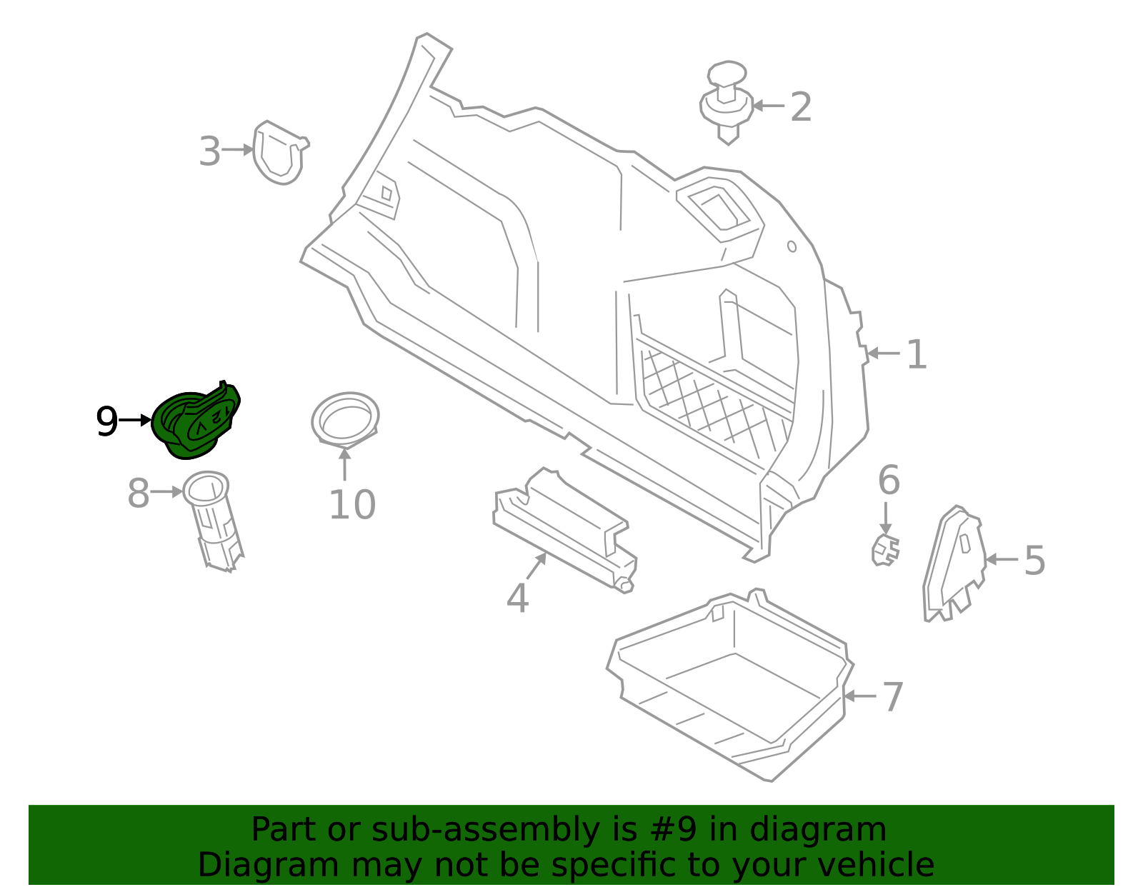61-34-9-392-056 - 2019-2024 BMW - Power Outlet Cap | BMWPartsHub