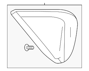 2016-2019 Chevrolet Volt Passenger Side Body Side Rear Molding 84178723 ...