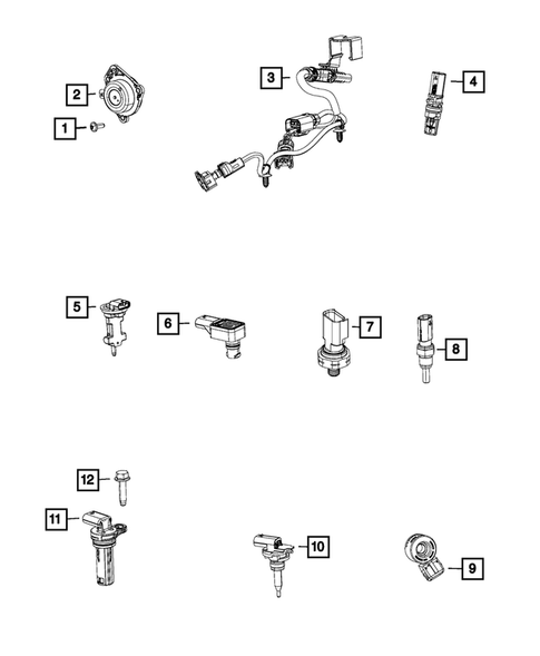 Sensors for 2018 Dodge Durango | Mopar Factory Parts