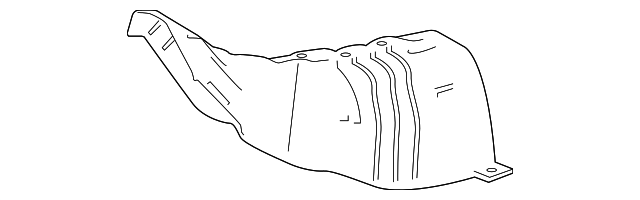 58151-12420 - 2020-2022 Toyota Corolla - Heat Shield | Nucar Toyota Parts