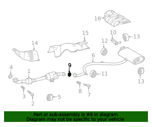 17451-F2010 - Exhaust Pipe Gasket, No. 2 - 2007-2023 Toyota | OEM ...