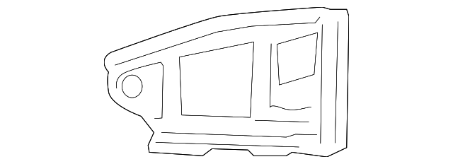 61015-35010 - Apron Reinforced 2010-2014 Toyota 4Runner | Capitol ...