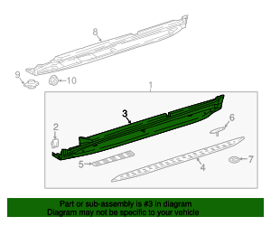 253-698-04-00 - Running Board 2017-2023 Mercedes-Benz | AutoNationParts.com