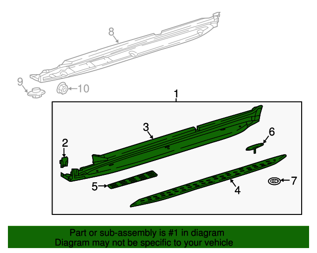 253-690-02-55 - Running Board 2016-2020 Mercedes-Benz | Mercedes-Benz ...