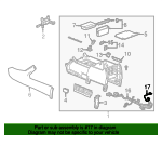 2016-2018 GM Front Floor Console Wiring Harness Extension 23124536 GM ...