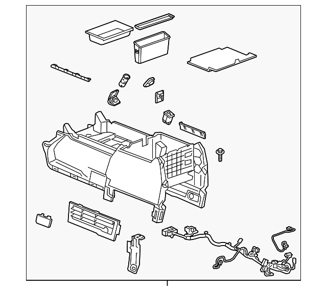2018 GM Console Assembly 84288062 | GMPartsDirect.com